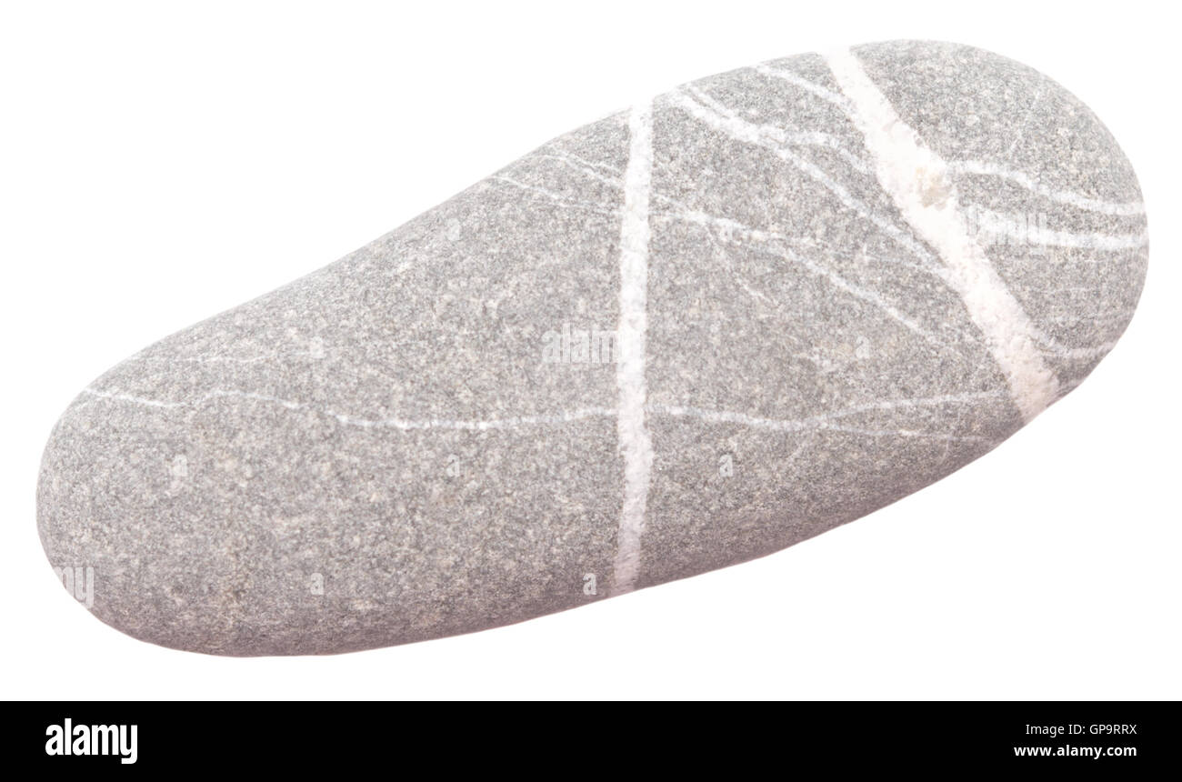 long stone isolated on white background Stock Photo - Alamy