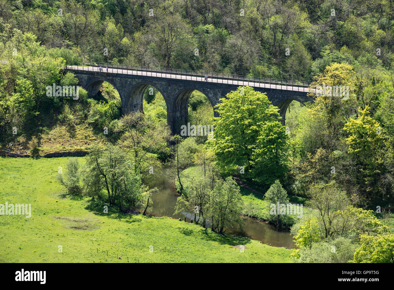 Monsal trail viaduct view hi-res stock photography and images - Alamy