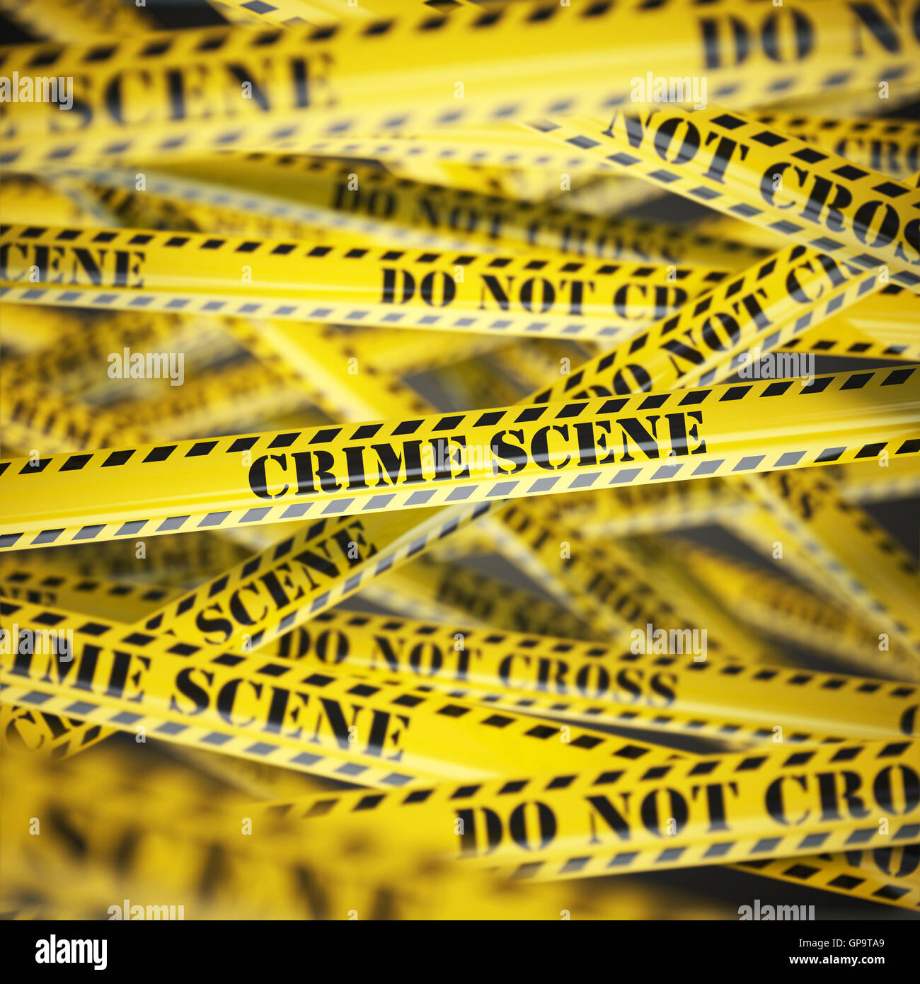 Crime scene tape illustration hi-res stock photography and images - Alamy