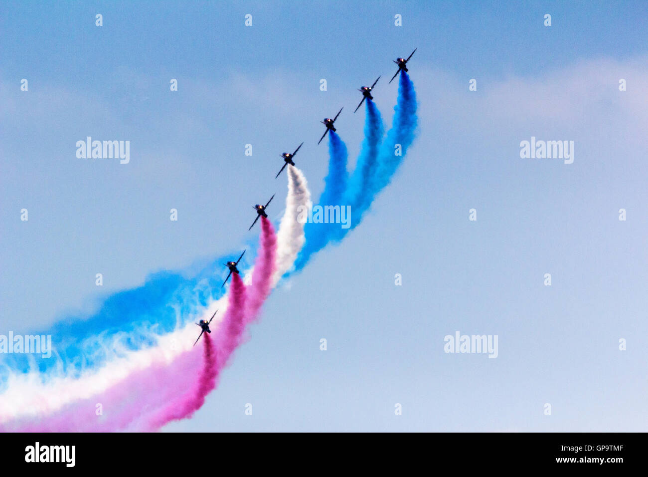 Red Arrows RAF Aerobatics Display Team at Eastbourne International ...