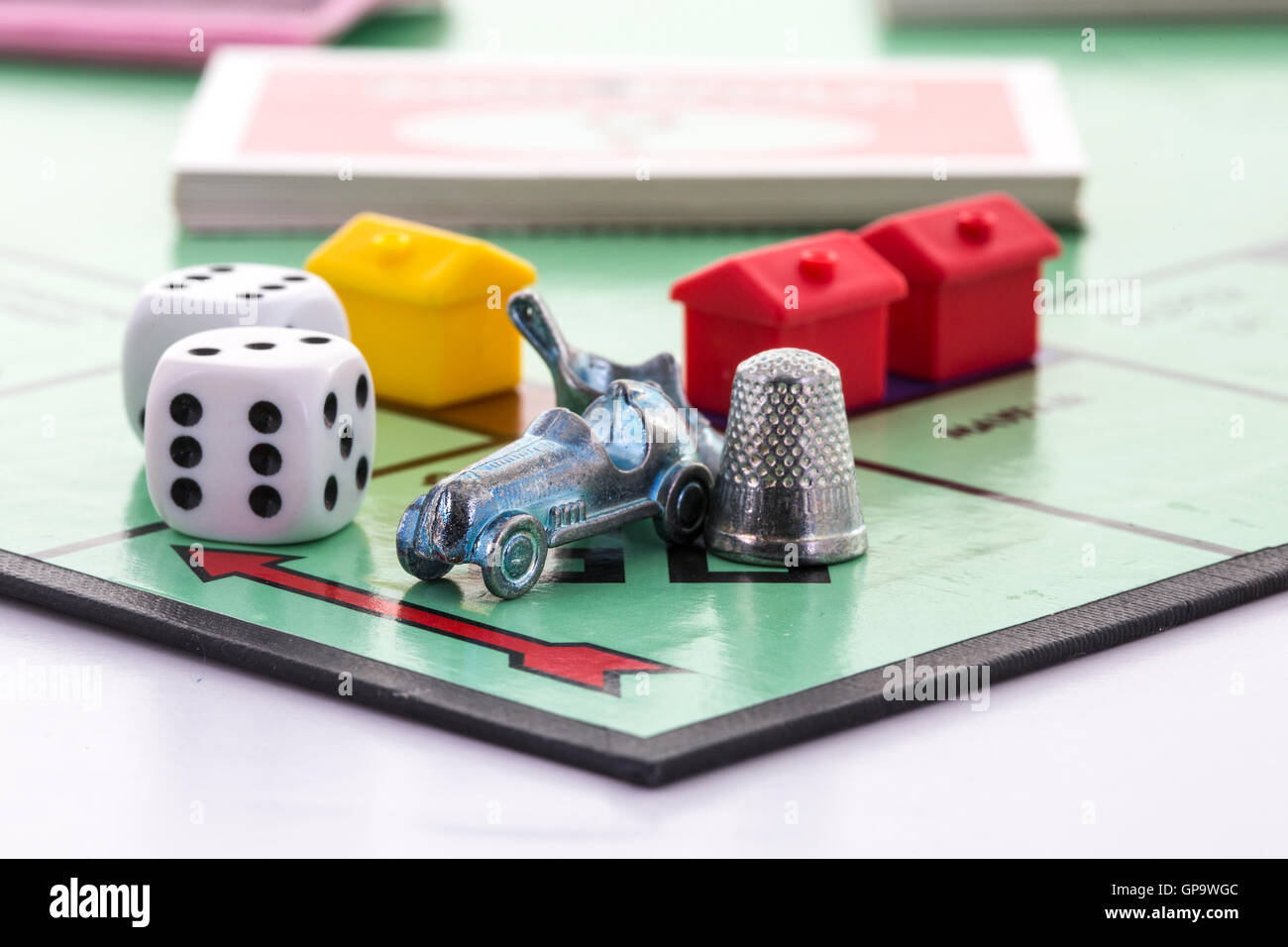 Monopoly Board Game Stock Photo - Alamy