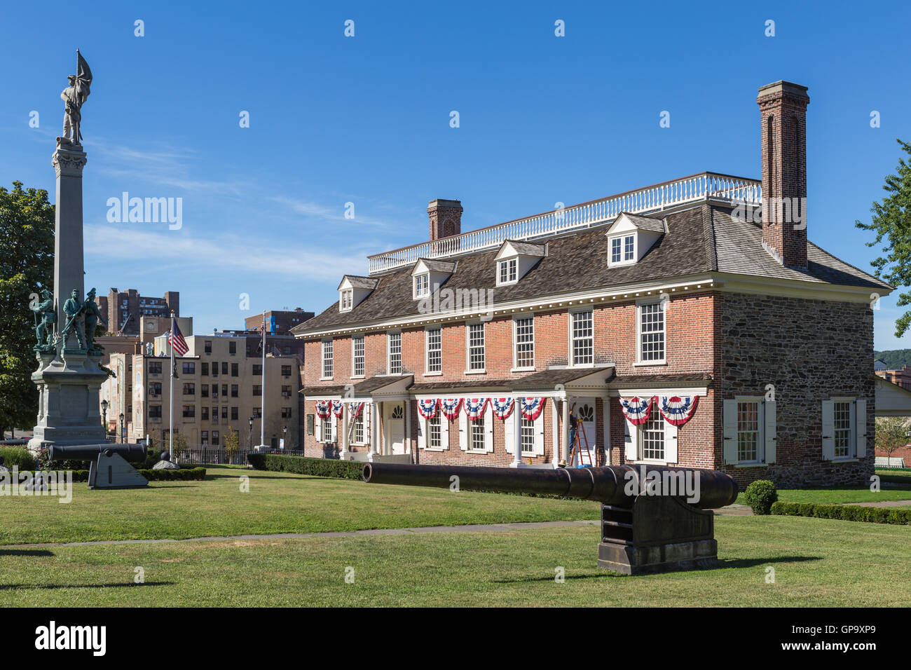The historic colonial era Philipse Manor Hall in downtown Yonkers, New ...