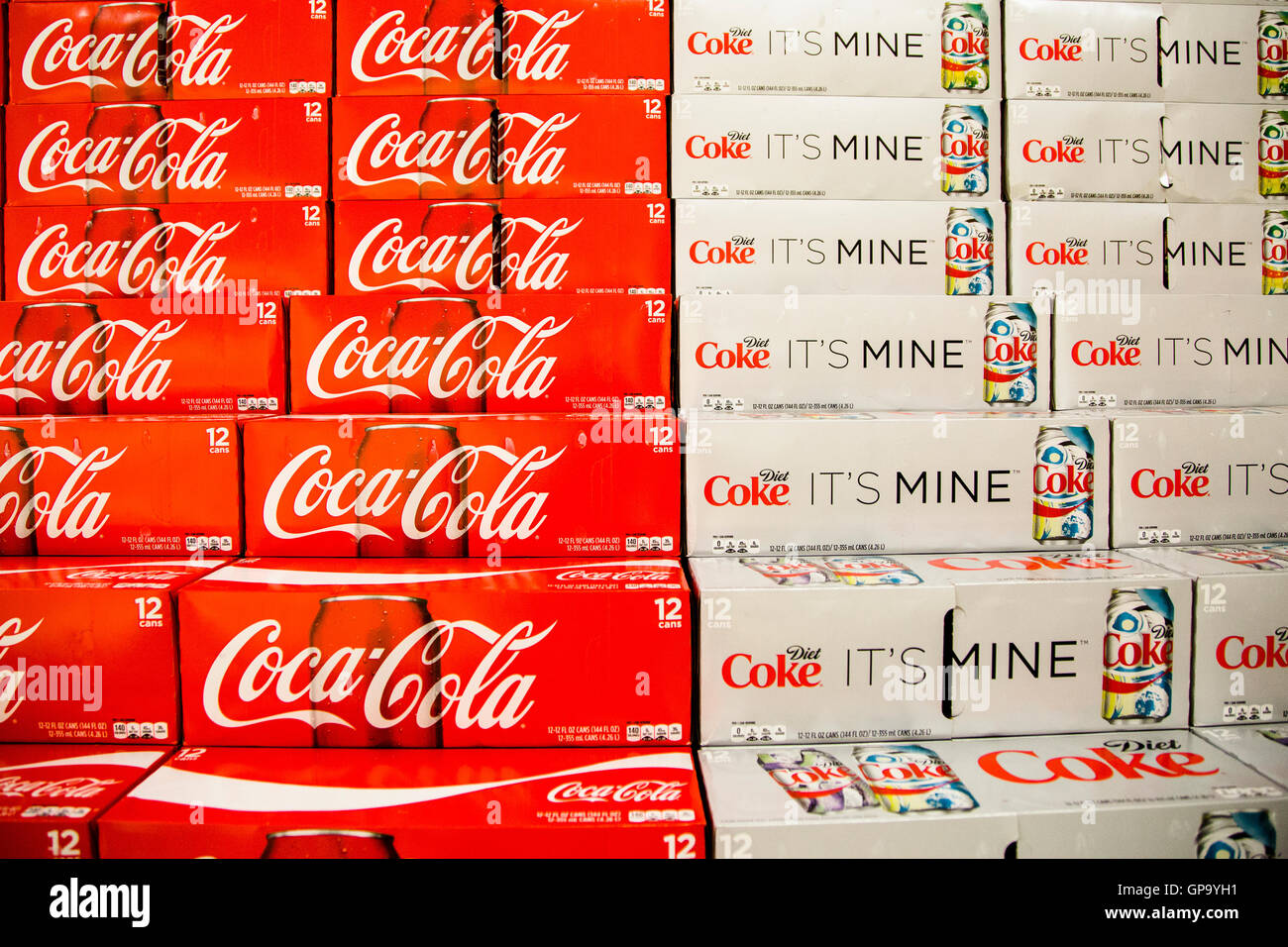 Coca Cola Cases High Resolution Stock Photography and Images - Alamy