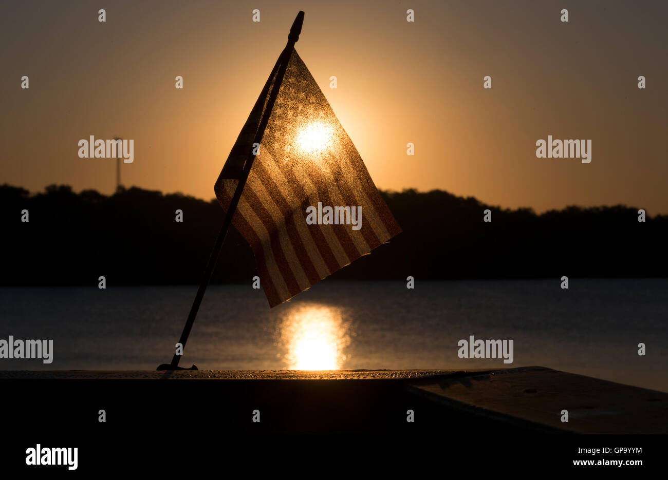 American flag with sun hi-res stock photography and images - Alamy
