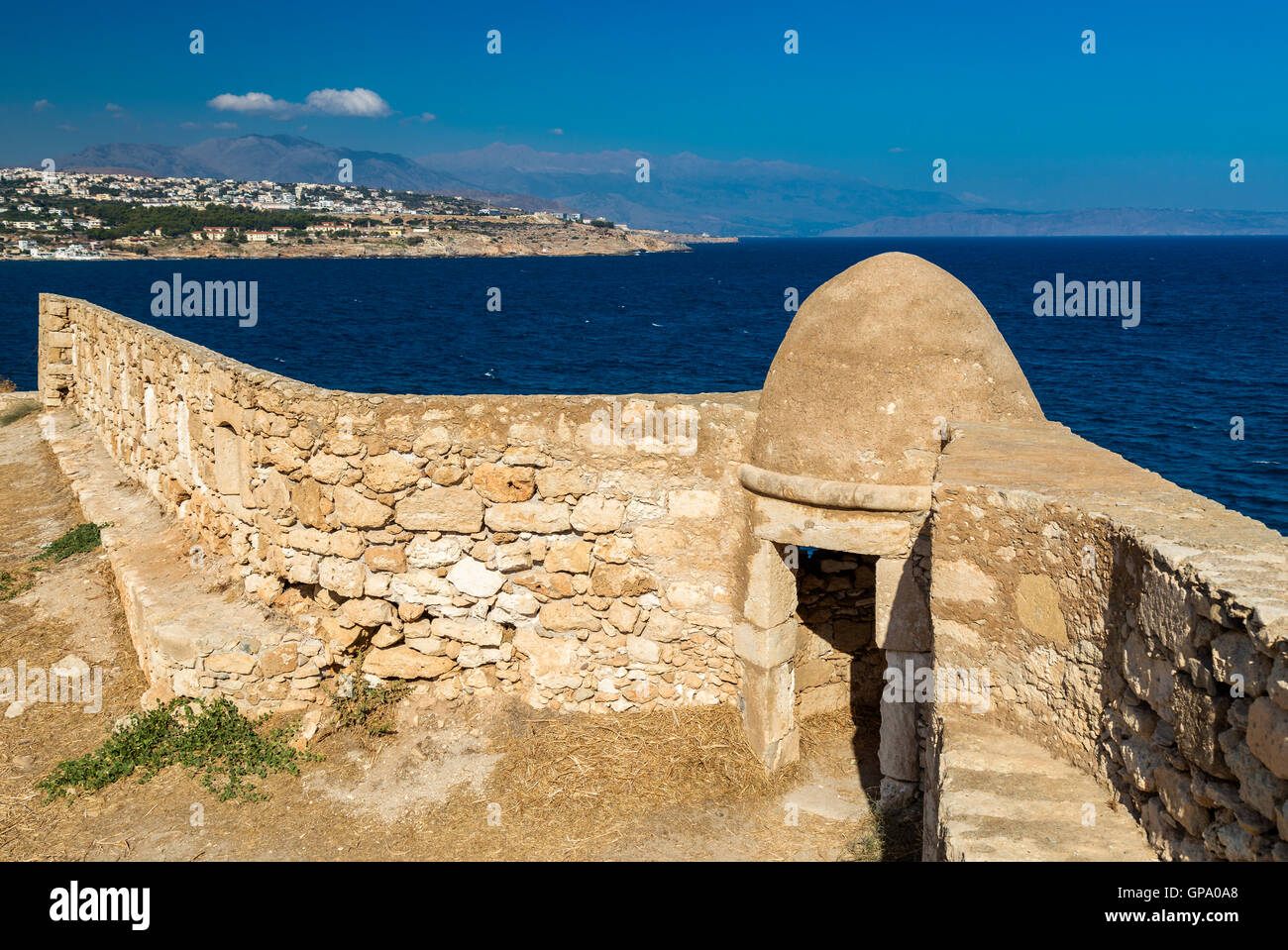 Venetian fortress, Rethymno, Crete Stock Photo - Alamy