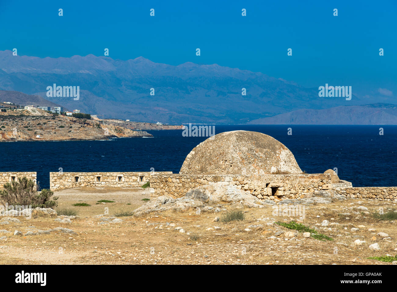 Venetian fortress, Rethymno, Crete Stock Photo - Alamy