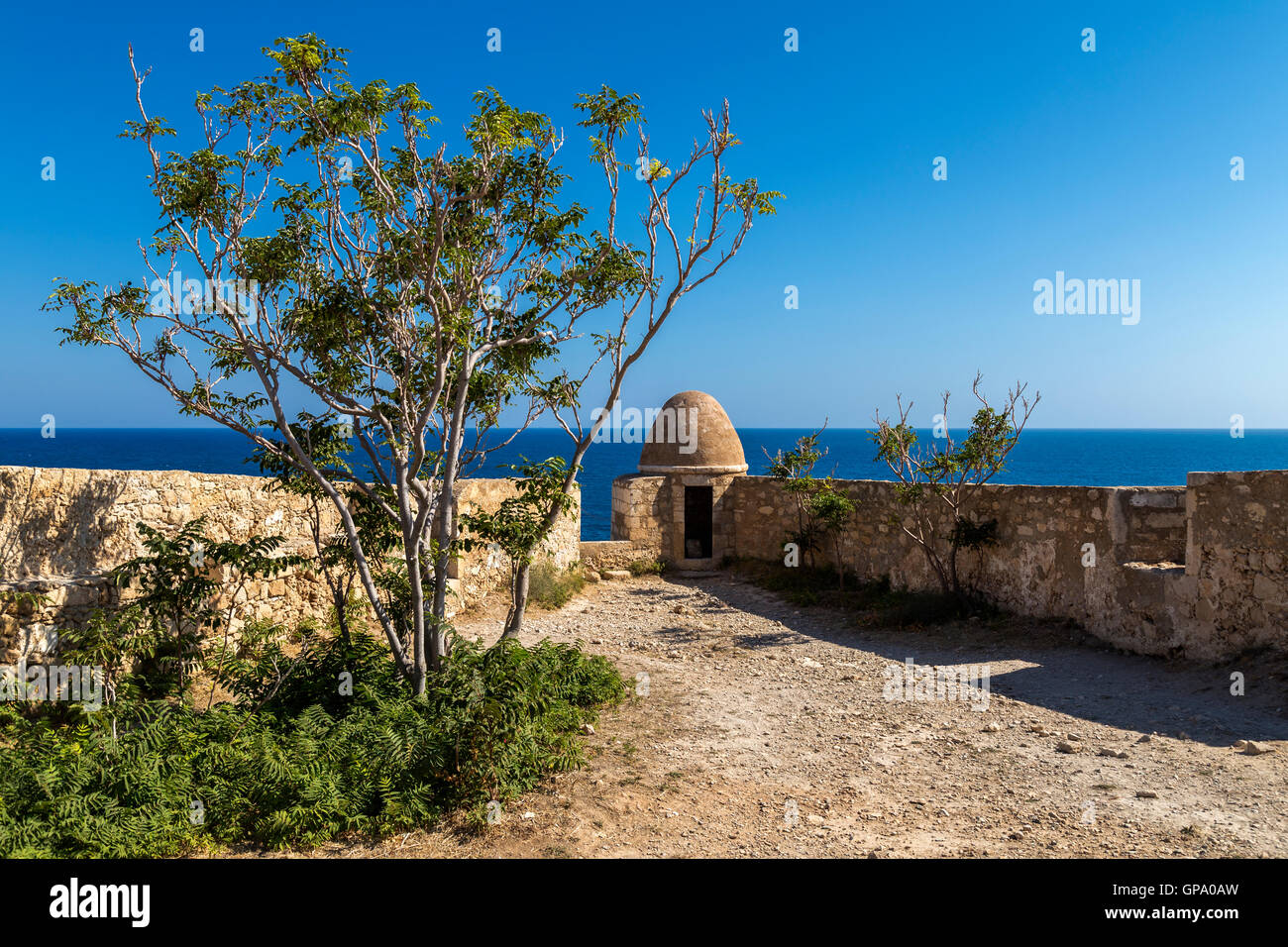 Venetian fortress, Rethymno, Crete Stock Photo - Alamy