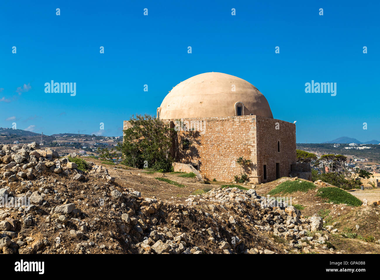 Fortezza mosque rethymno crete hi-res stock photography and images - Alamy