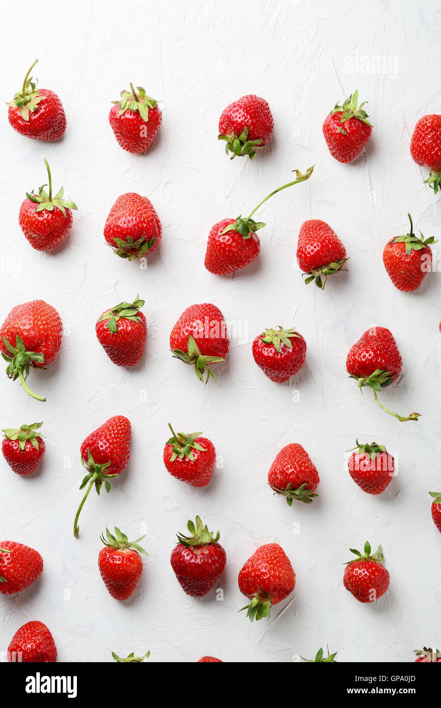 Fruits pattern on white background, food above Stock Photo - Alamy