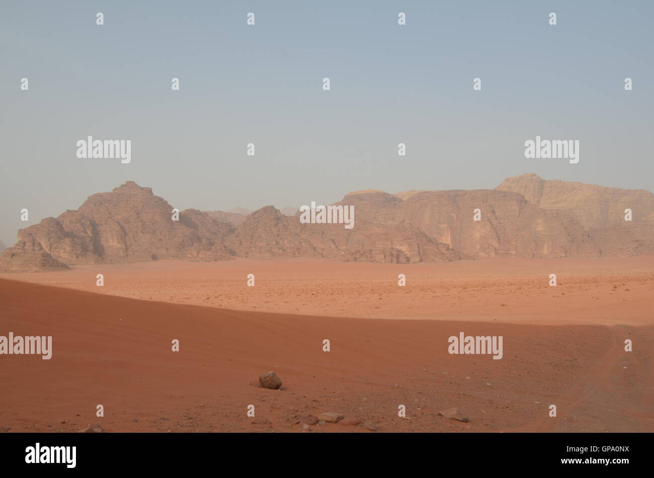 Wadi Rum also known as The Valley of the Moon, Jordan Stock Photo - Alamy