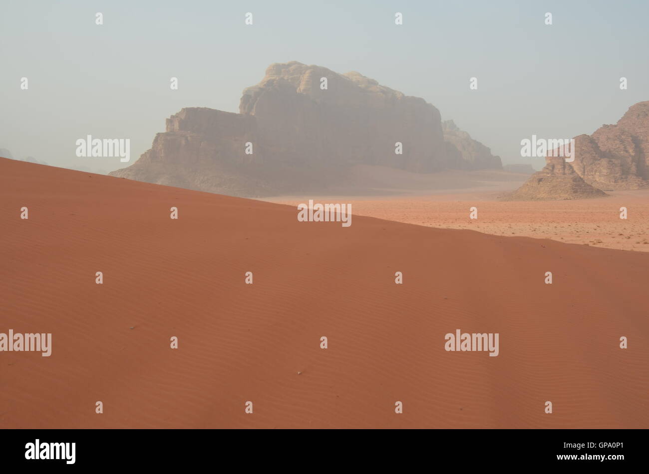 Wadi Rum also known as The Valley of the Moon, Jordan Stock Photo - Alamy