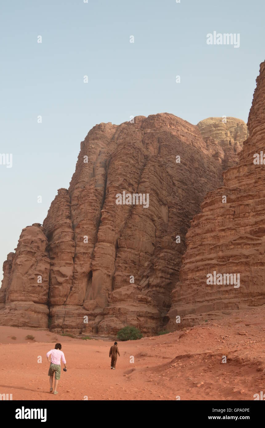 Wadi rum also known as the valley of the moon hi-res stock photography ...