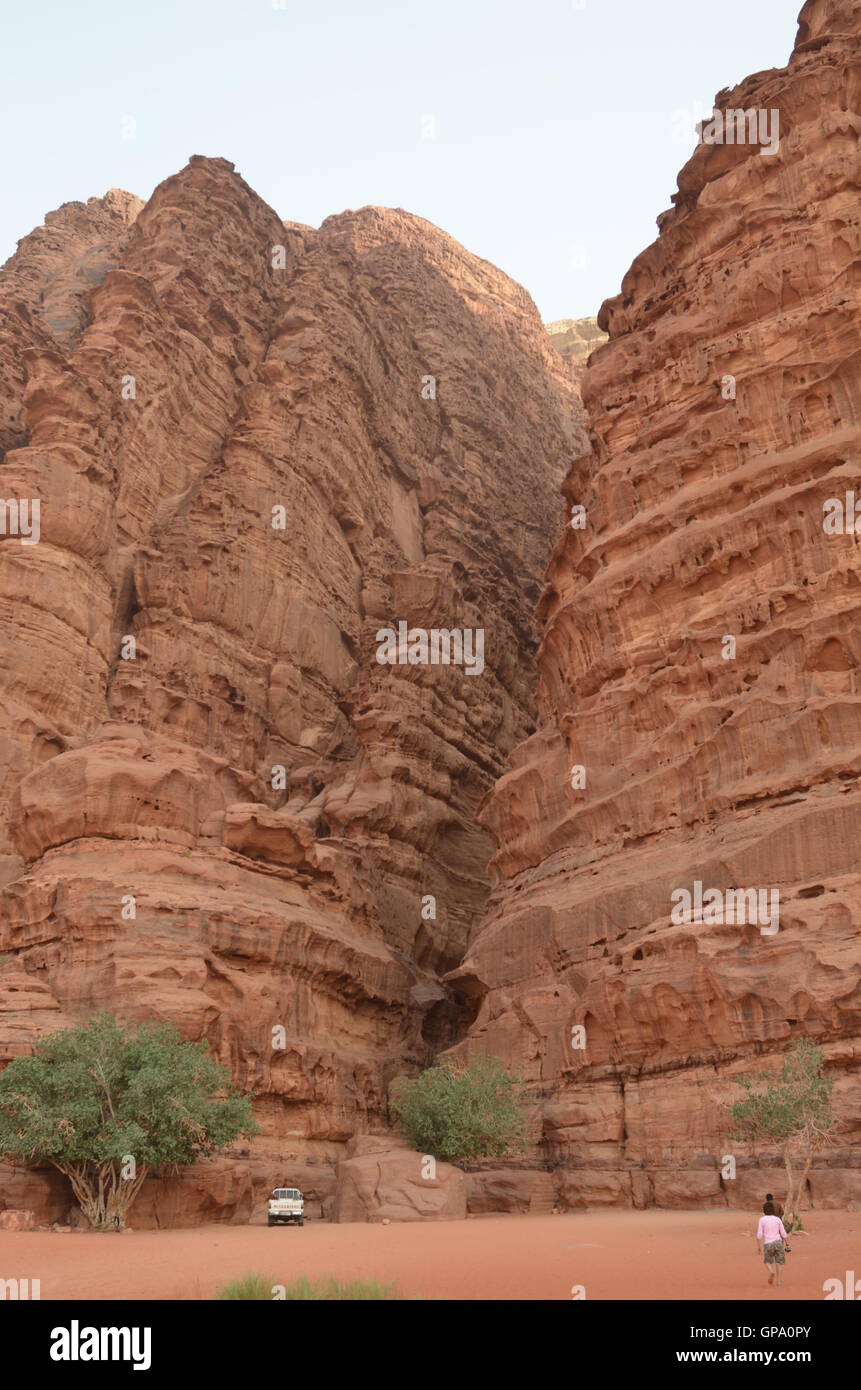 Wadi Rum also known as The Valley of the Moon, Jordan Stock Photo - Alamy