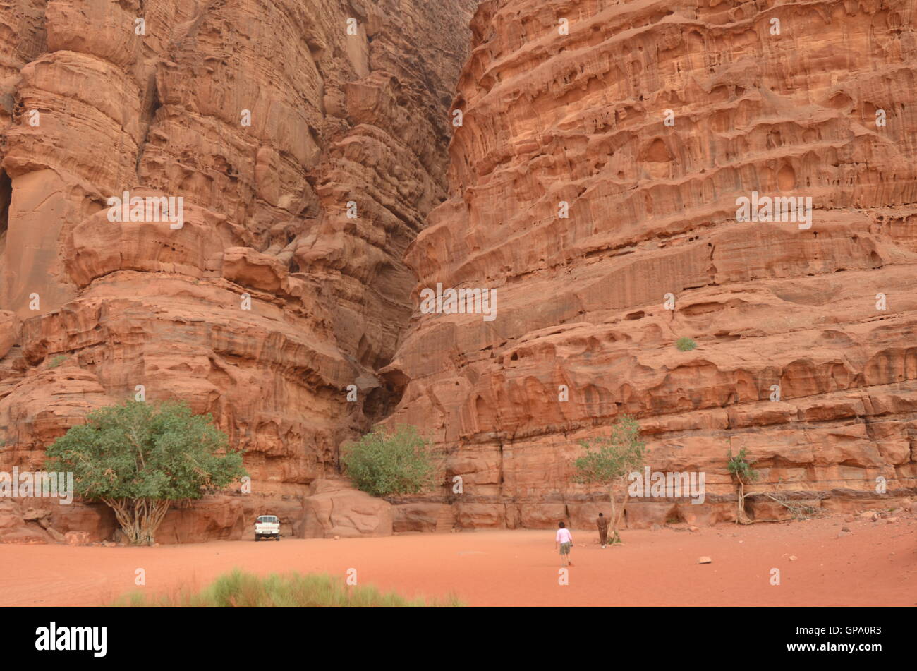 Wadi Rum also known as The Valley of the Moon, Jordan Stock Photo - Alamy
