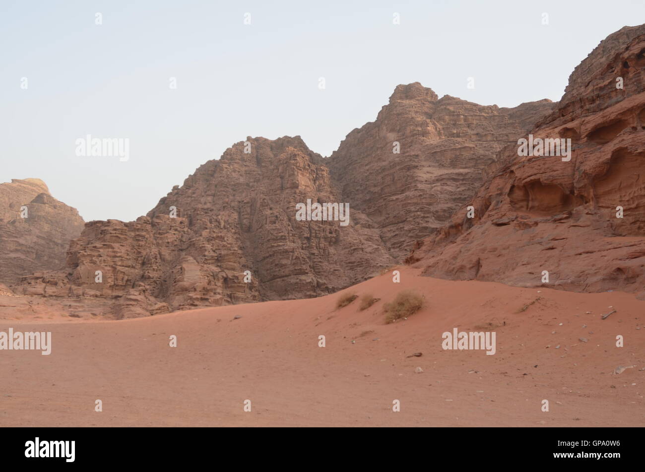 Wadi Rum also known as The Valley of the Moon, Jordan Stock Photo - Alamy