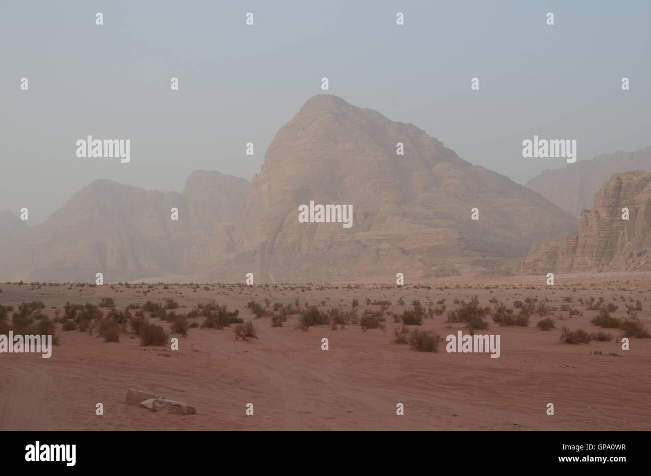 Wadi Rum also known as The Valley of the Moon, Jordan Stock Photo - Alamy