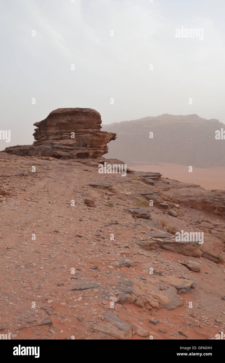 Wadi Rum also known as The Valley of the Moon, Jordan Stock Photo - Alamy