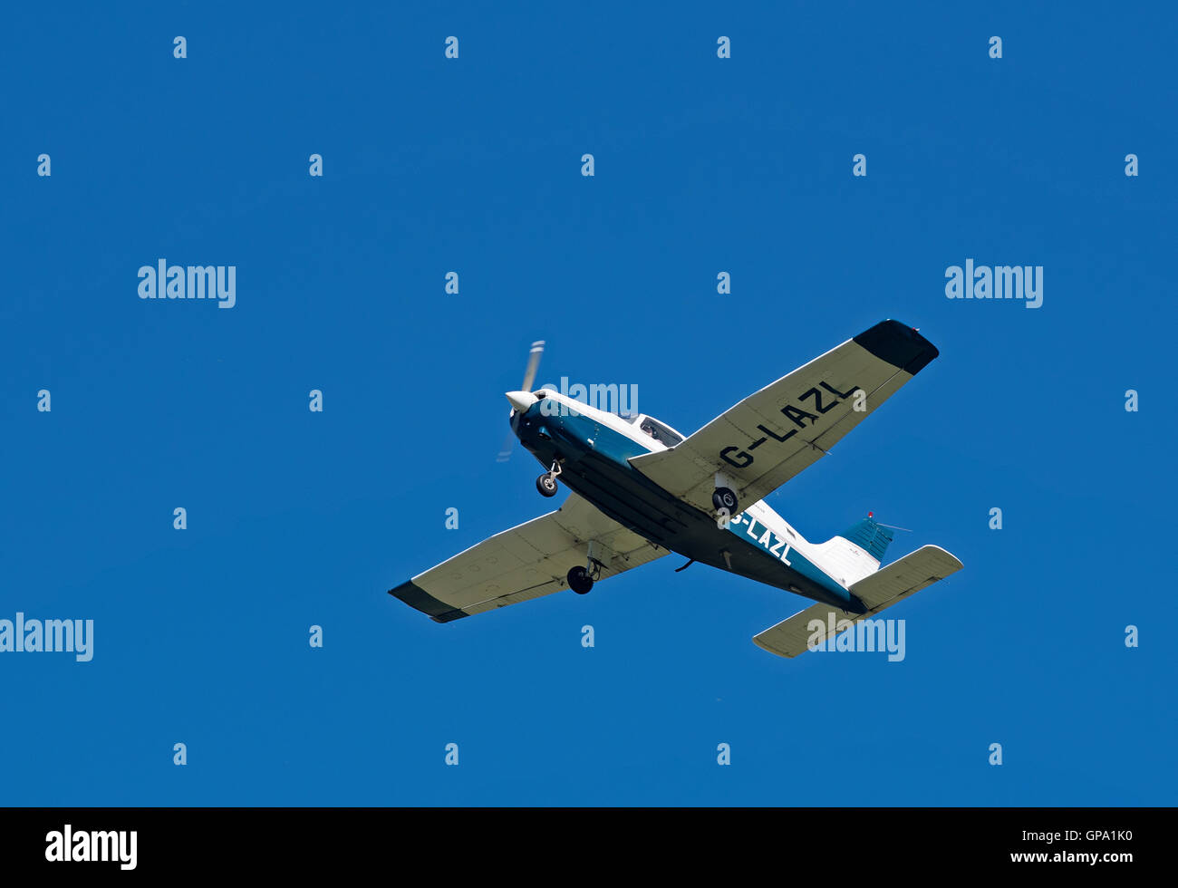 Piper PA-28 Registration G-LAZL Civil utility aircraft at Inverness ...