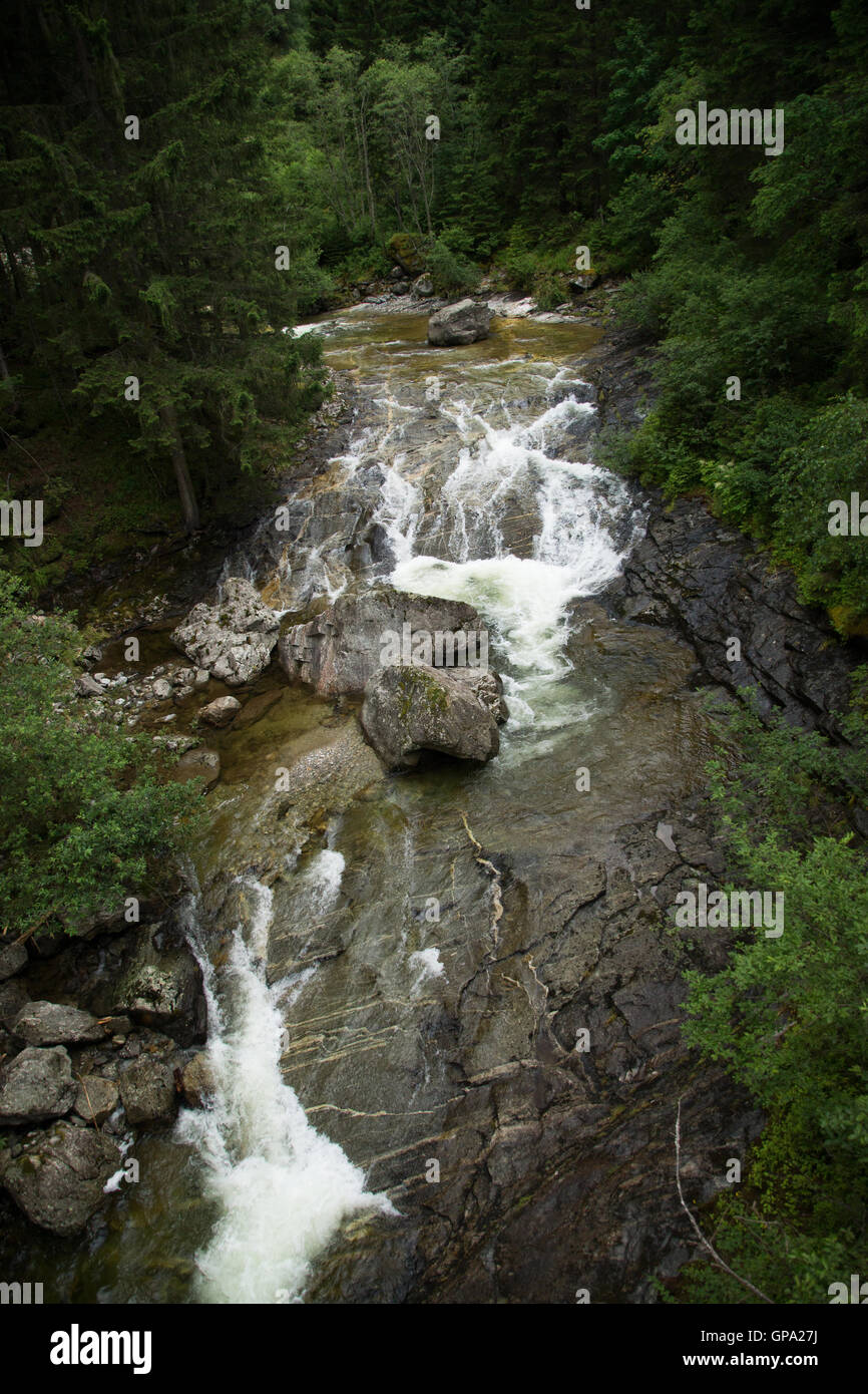 The Fallbach Water Fall is the highest waterfall in Carinthia, Austria ...