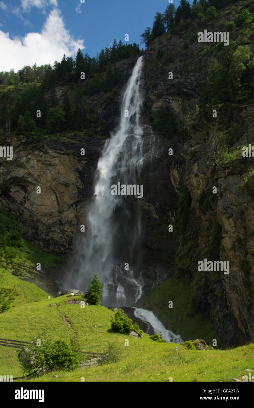 The Fallbach Water Fall is the highest waterfall in Carinthia, Austria ...