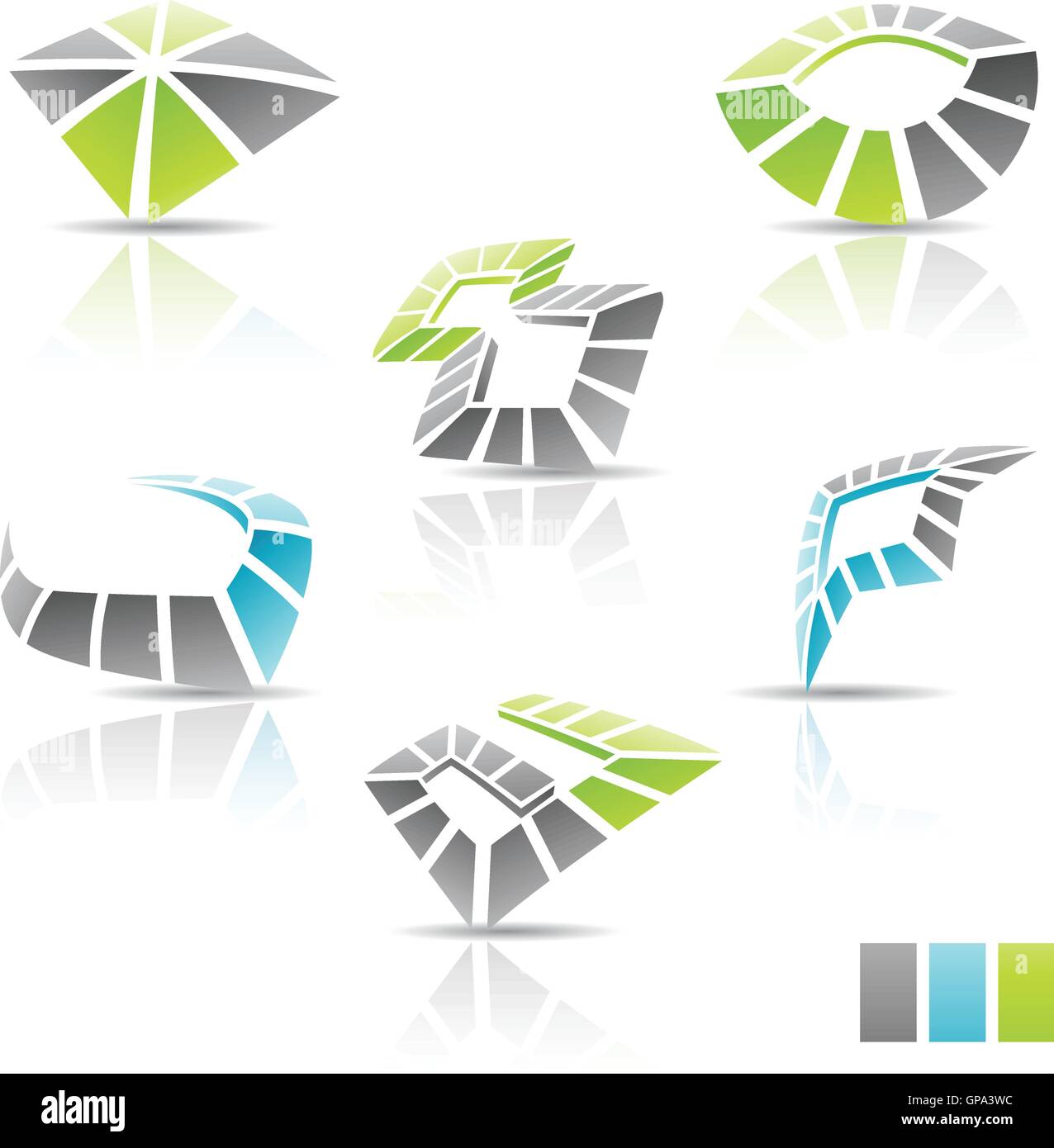 3d logos Stock Vector Images - Alamy
