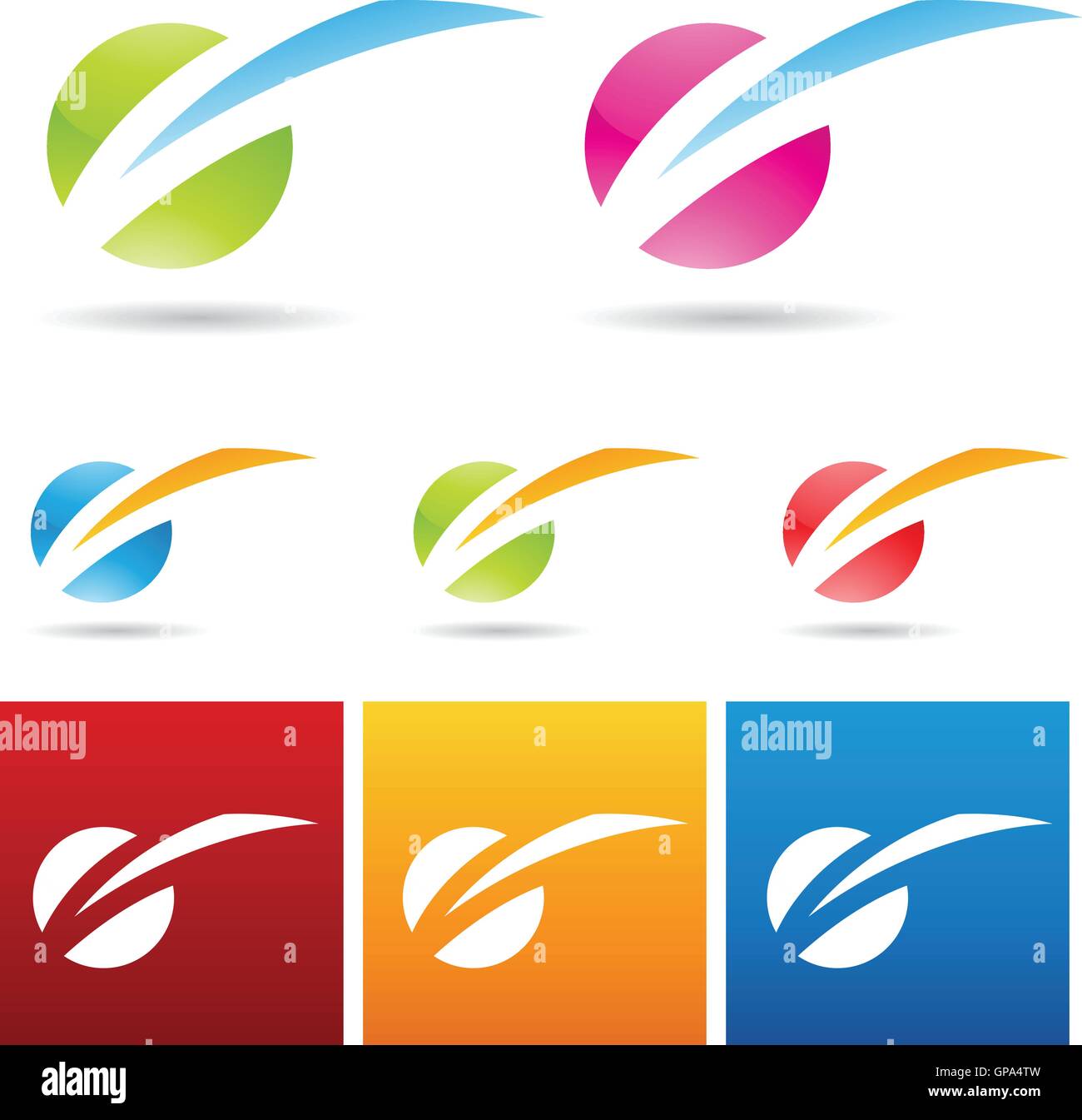 vector illustration of colorful light struck icon Stock Vector Image ...
