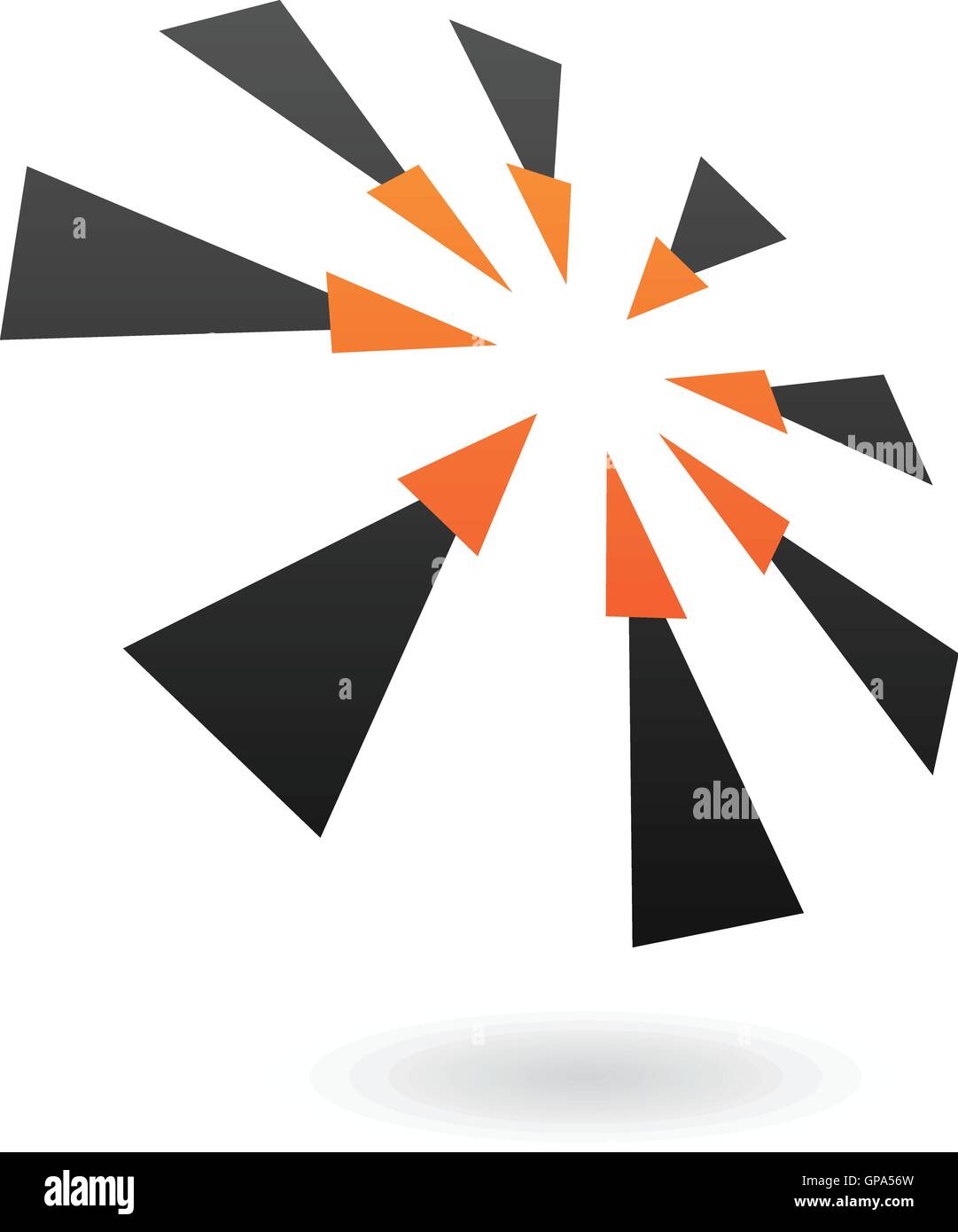 Distorted colourful abstract icon and design element Stock Vector Image ...