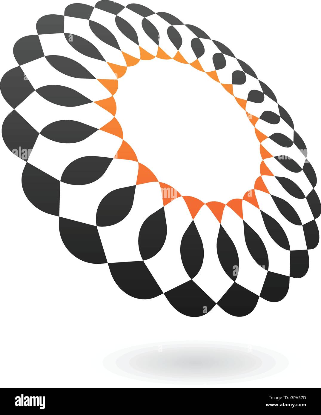 Distorted colourful abstract icon and design element Stock Vector Image ...