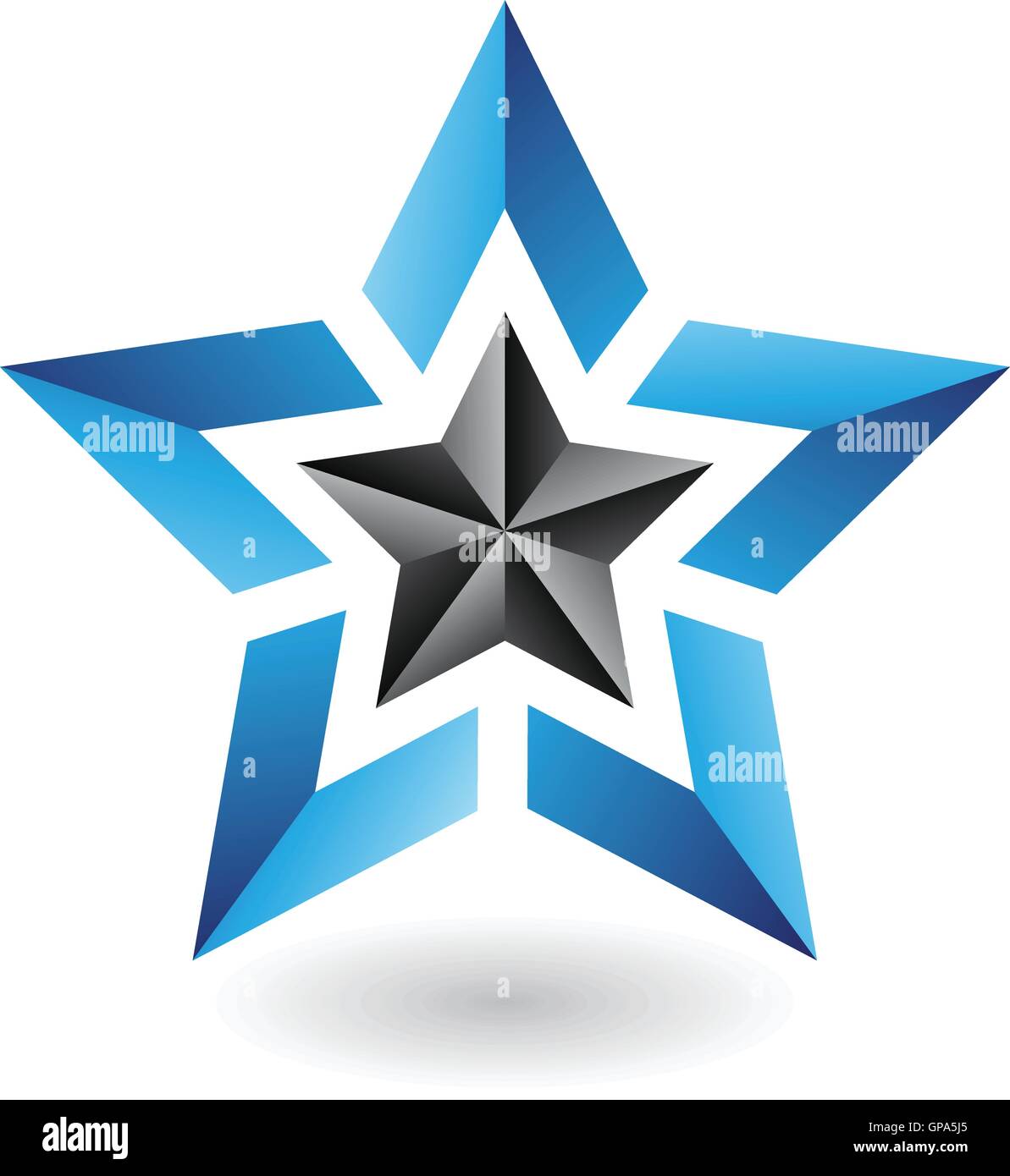 3d geometric logo icon and design element Stock Vector Image & Art - Alamy