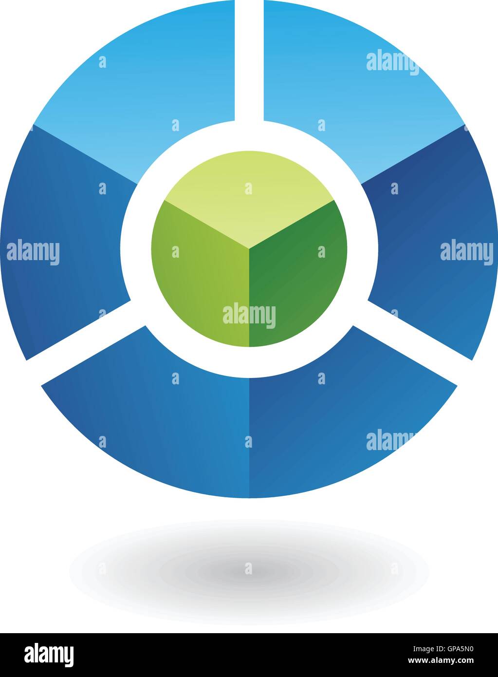 3d geometric logo icon and design element Stock Vector Image & Art - Alamy