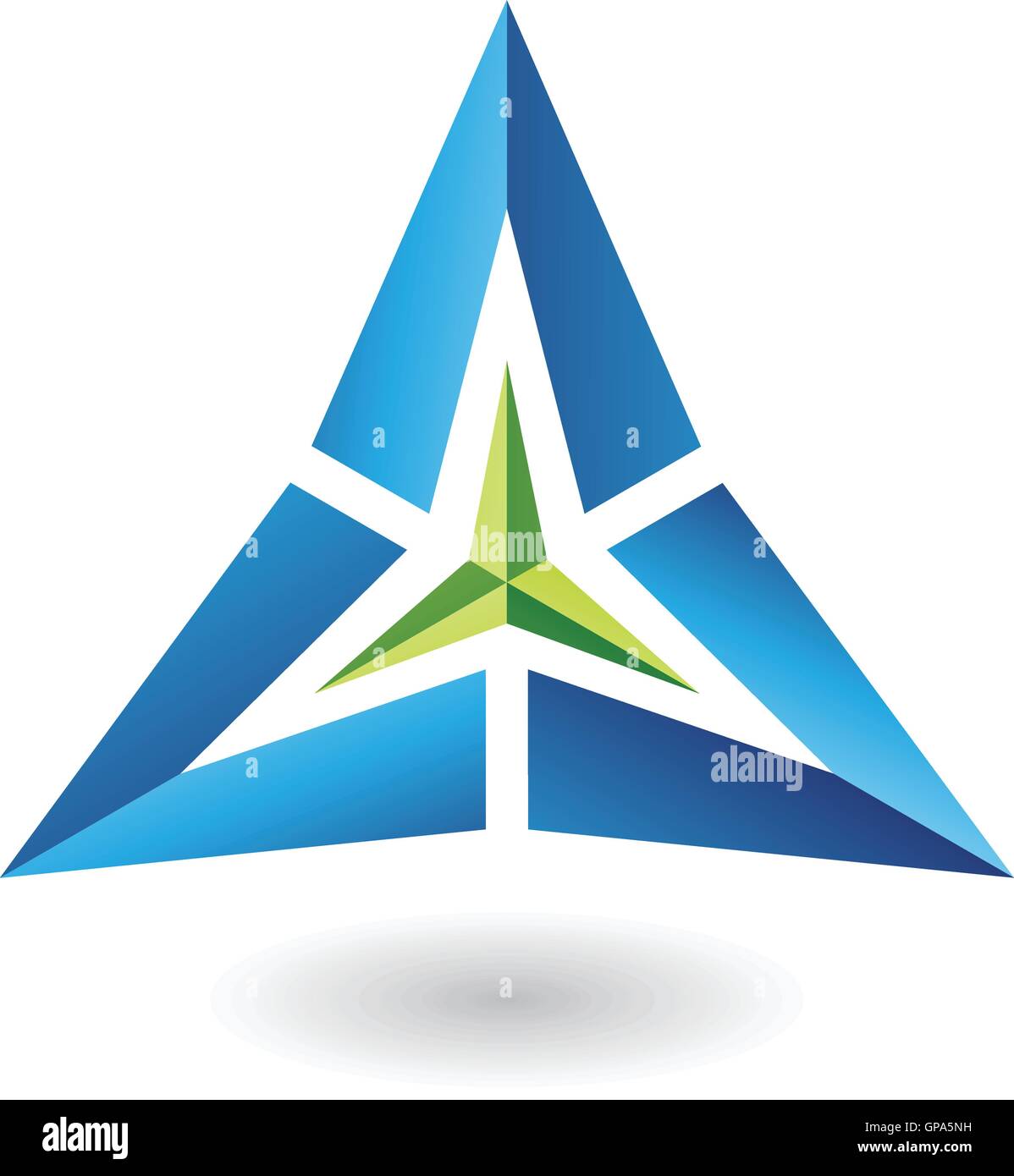 3d geometric logo icon and design element Stock Vector Image & Art - Alamy
