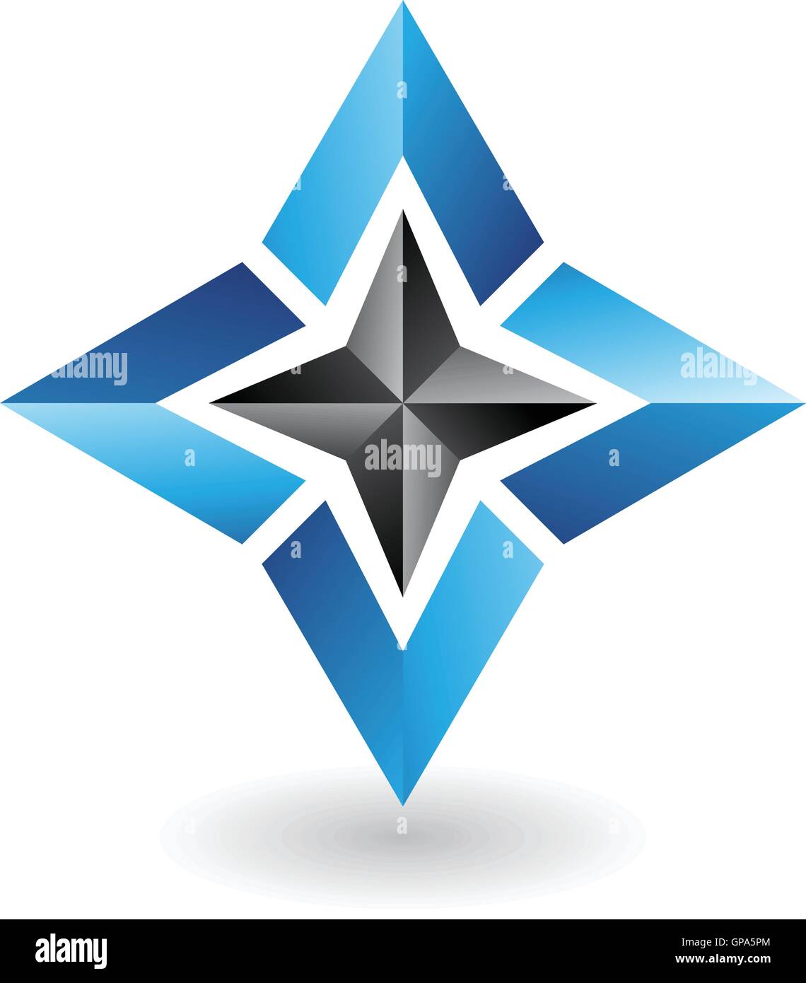 3d geometric logo icon and design element Stock Vector Image & Art - Alamy