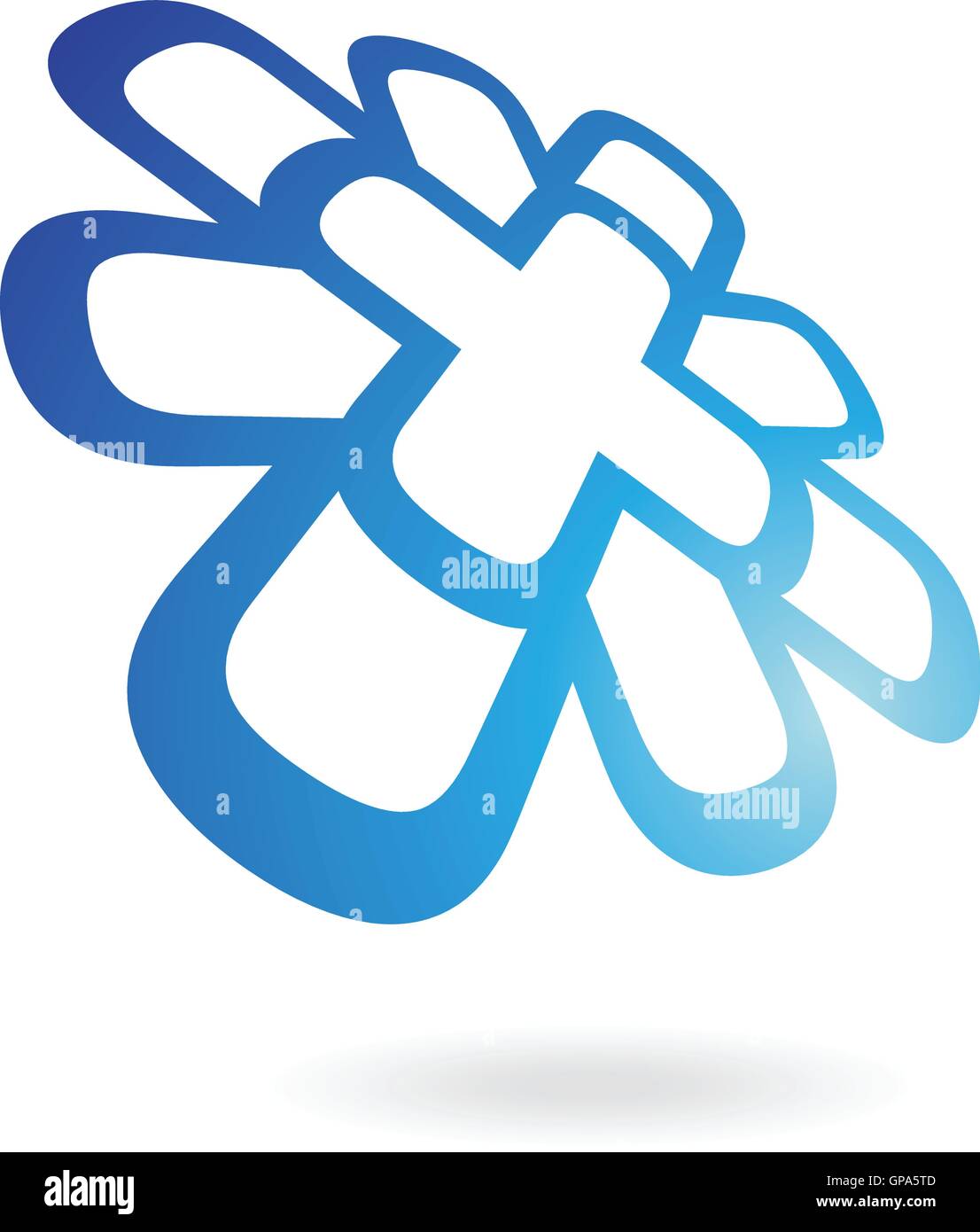 Distorted shape logo icon and design element Stock Vector Image & Art ...