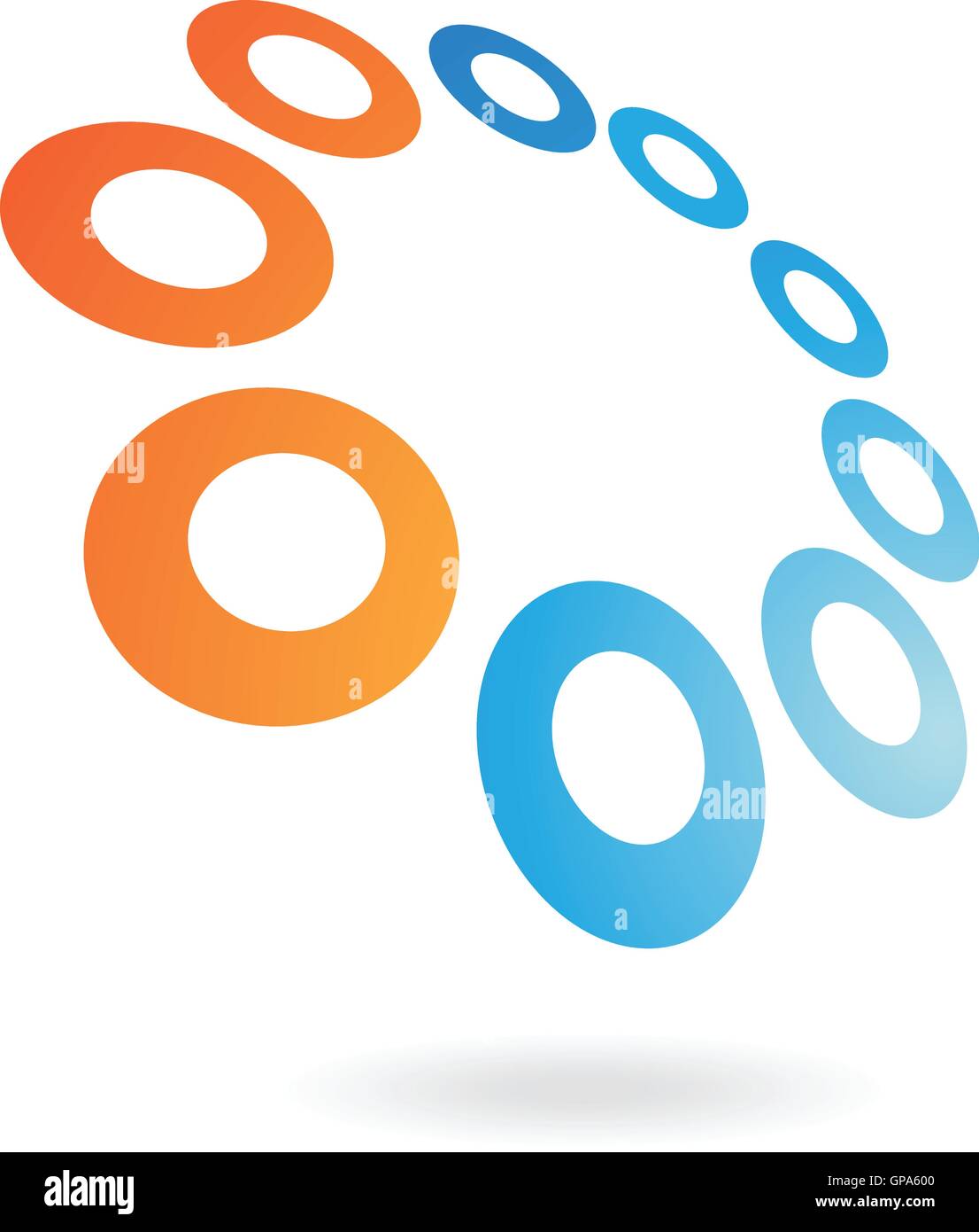 Distorted shape logo icon and design element Stock Vector Image & Art ...