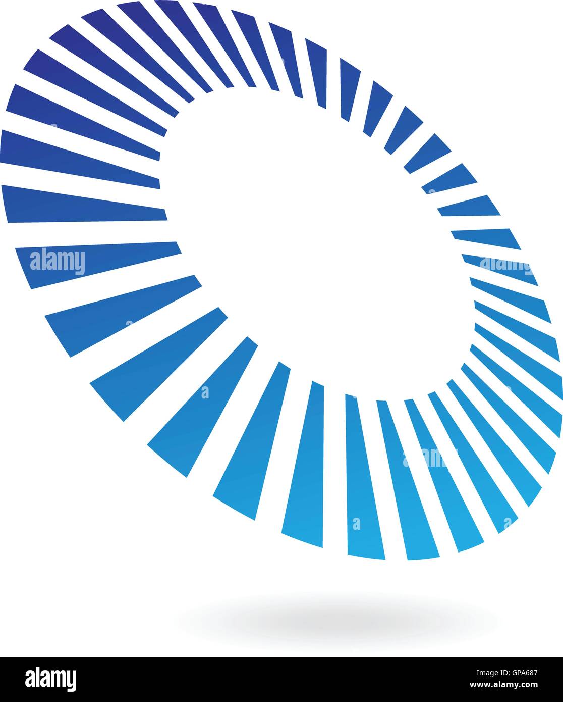 Abstract perspective logo icon and design element Stock Vector Image ...