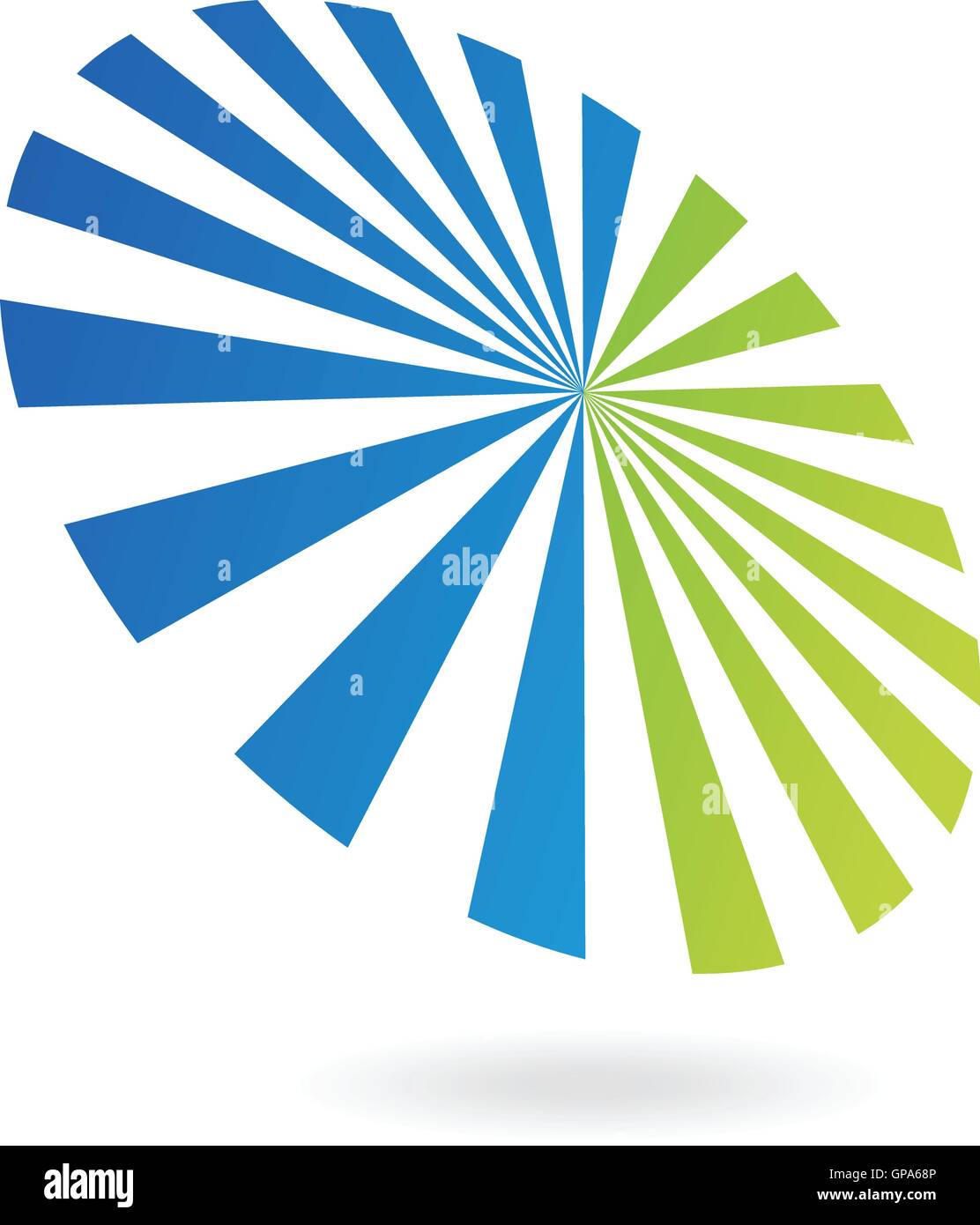 Abstract perspective logo icon and design element Stock Vector Image ...
