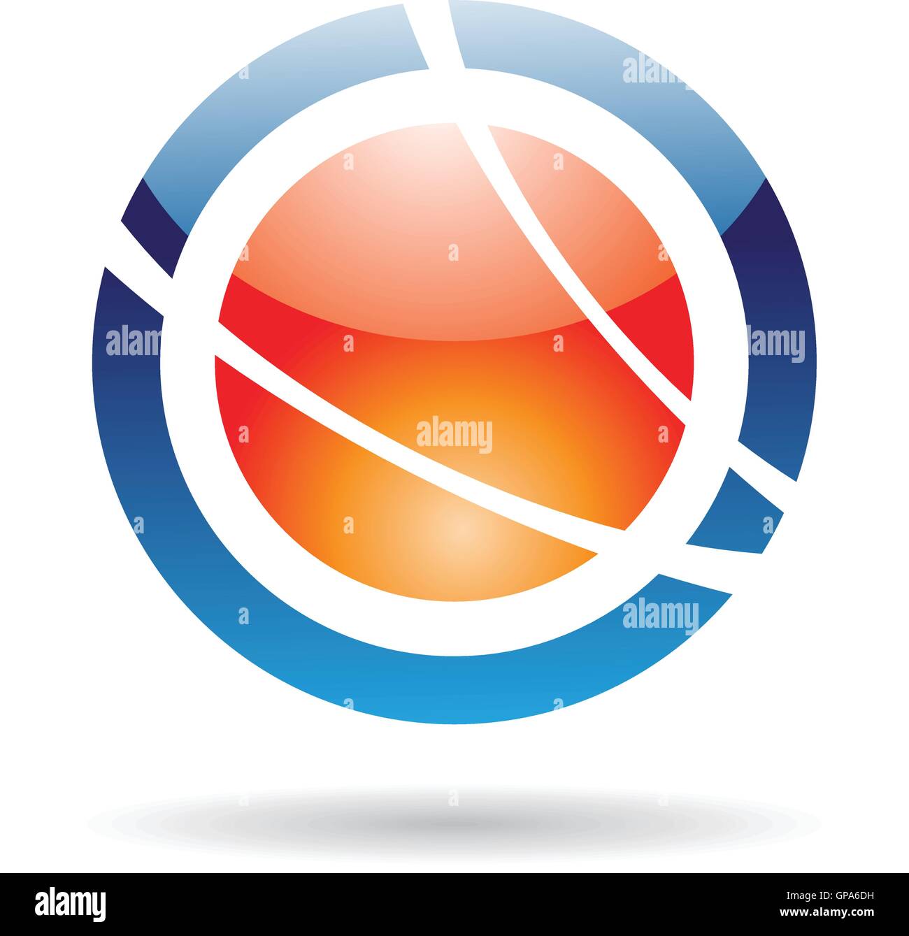 Abstract orbit logo icon and design element Stock Vector Image & Art ...