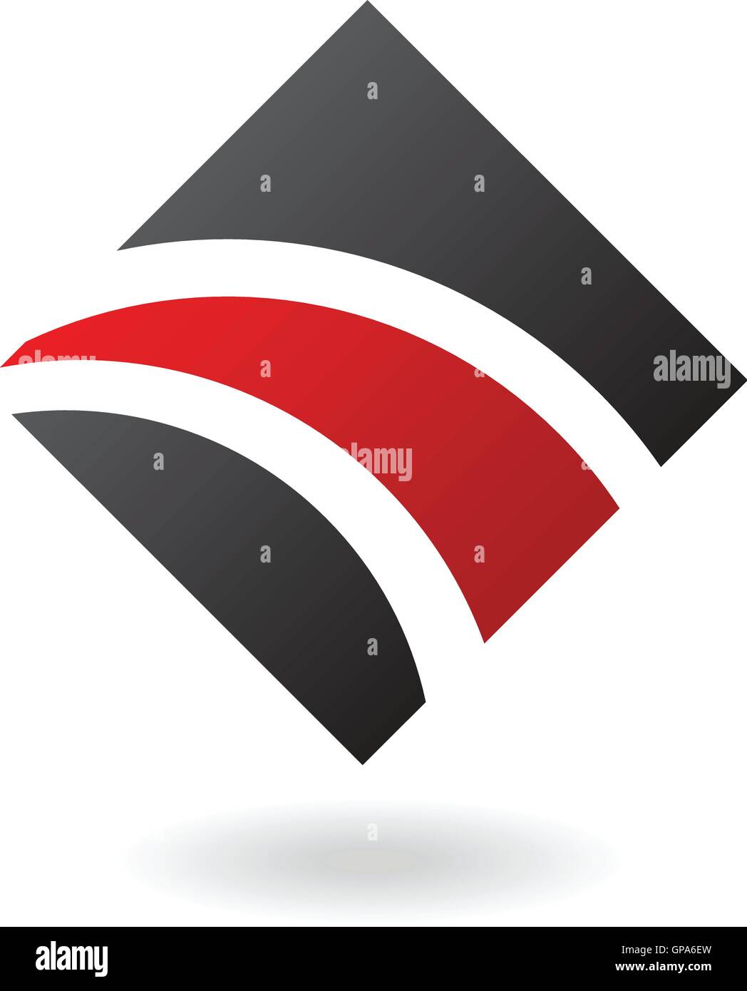 Abstract red diamond logo icon and design element Stock Vector Image ...
