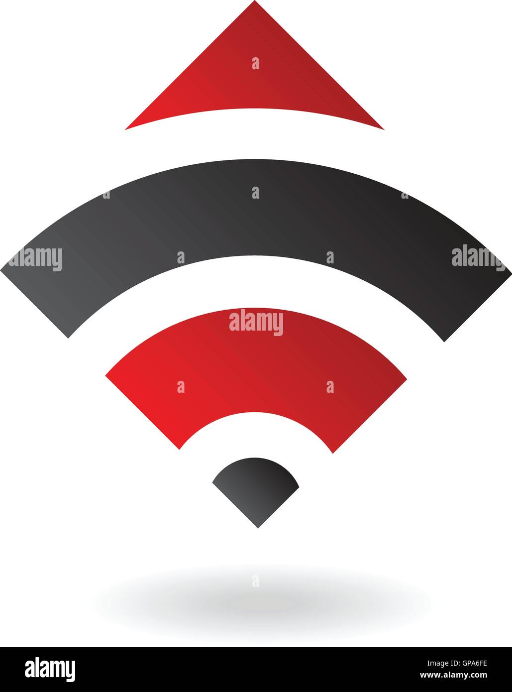 Abstract red diamond logo icon and design element Stock Vector Image ...