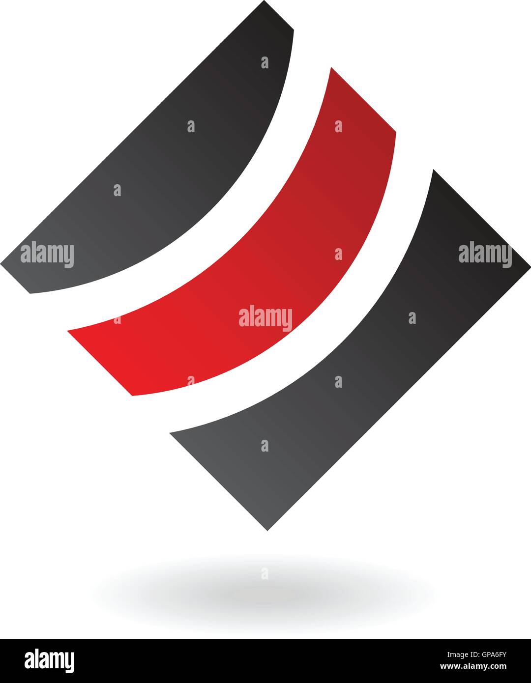 Abstract red diamond logo icon and design element Stock Vector Image ...