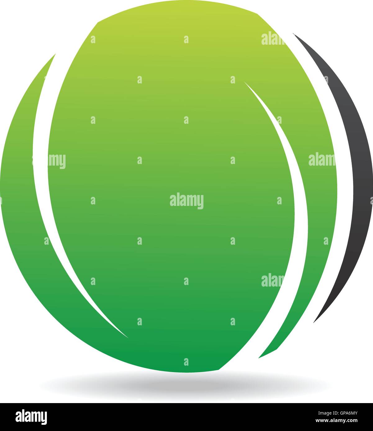 Green round logo icon and design element Stock Vector Image & Art - Alamy