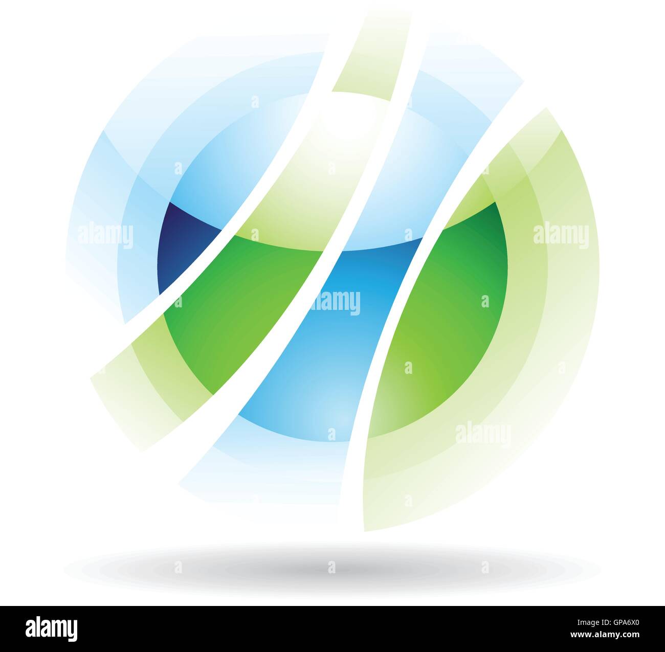 Transparent sphere logo icon and design element Stock Vector Image & Art - Alamy