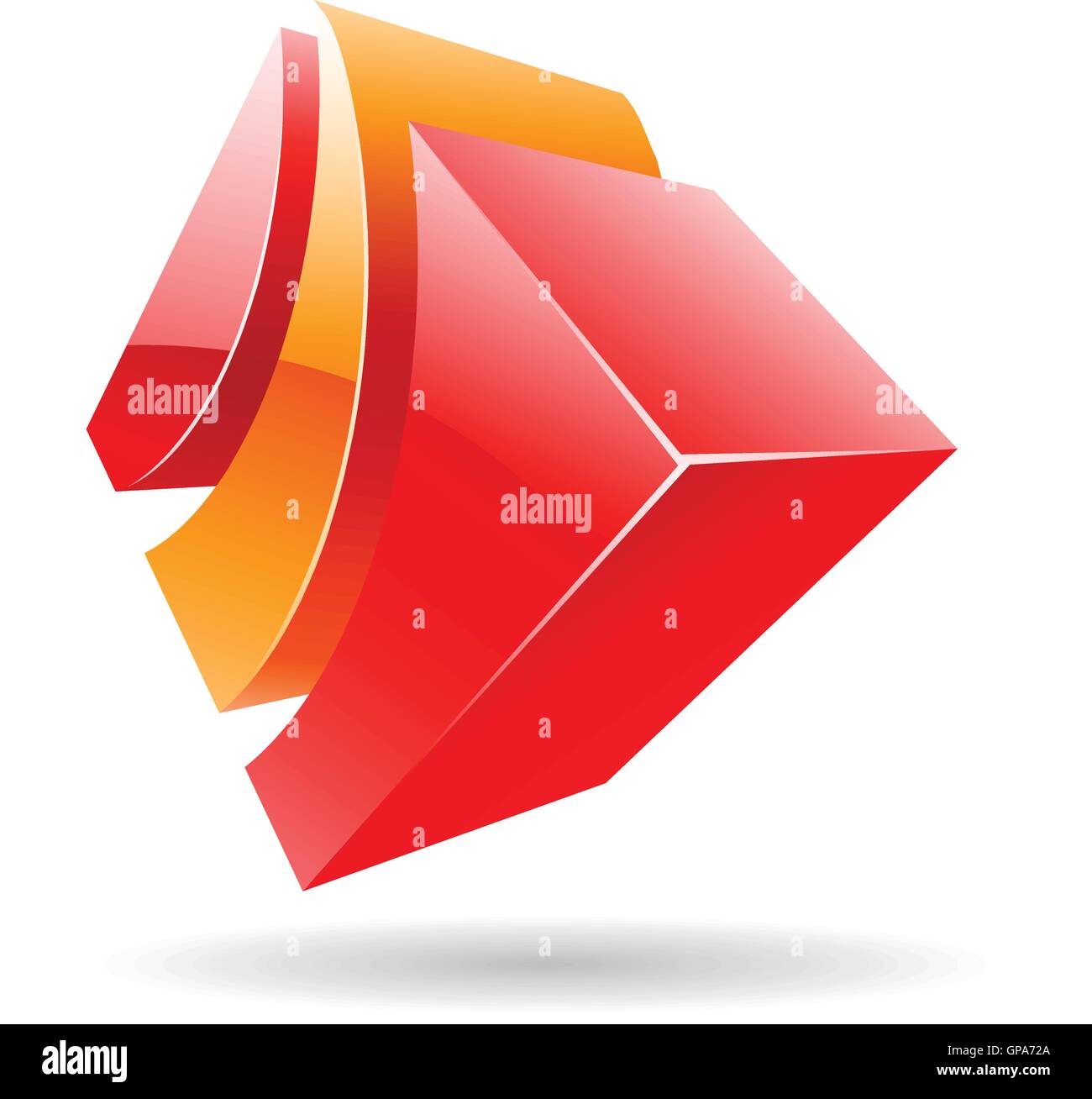 3d colorful cubic logo icon and design element Stock Vector Image & Art ...