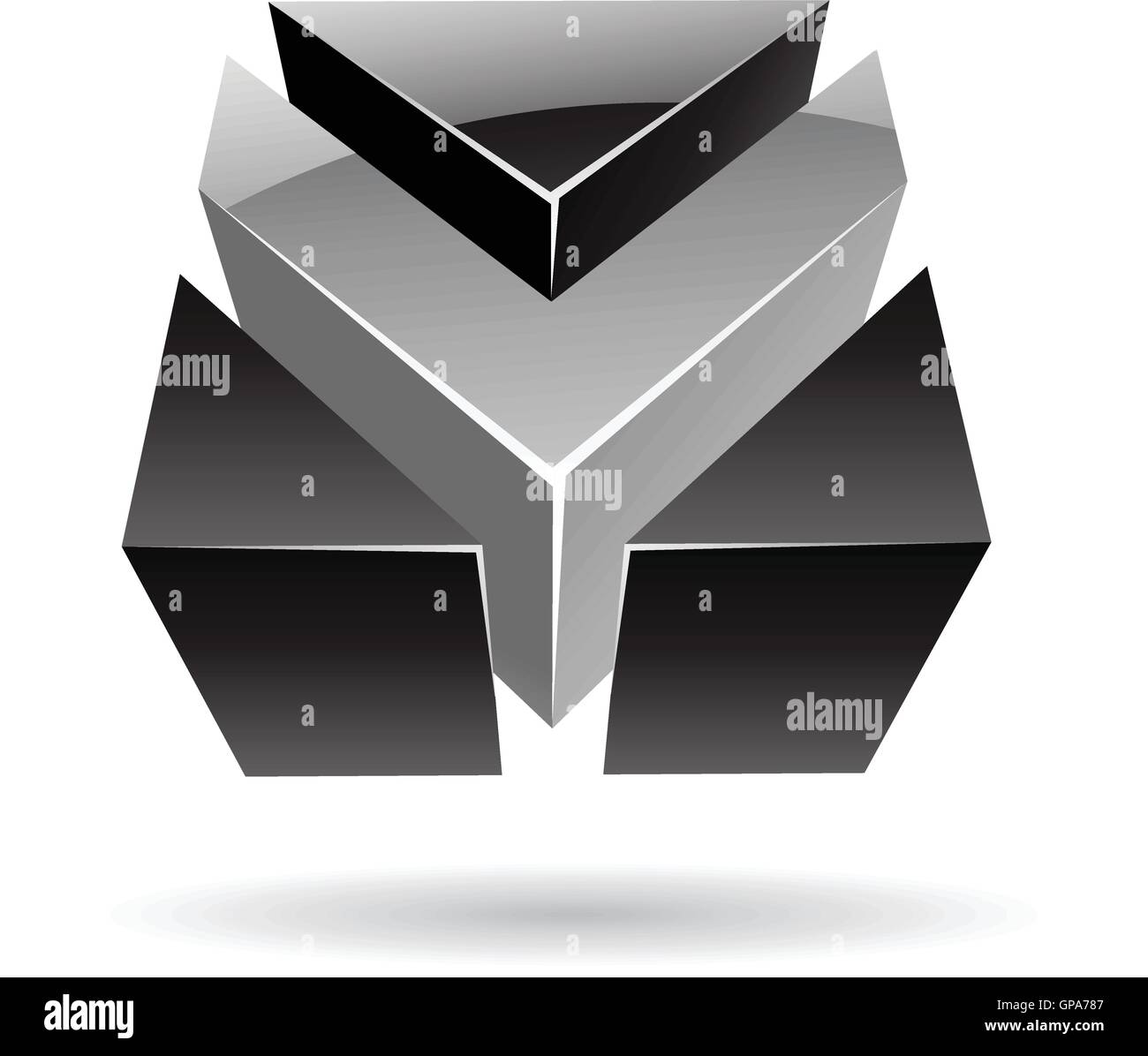 3d colorful cubic logo icon and design element Stock Vector Image & Art ...