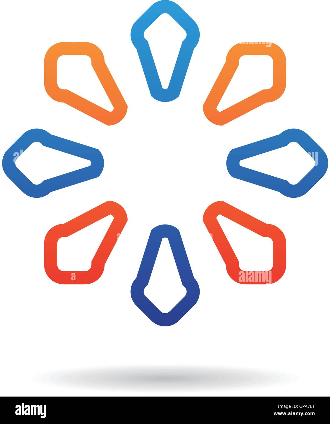 Distorted logo icon and graphic design Stock Vector Image & Art - Alamy