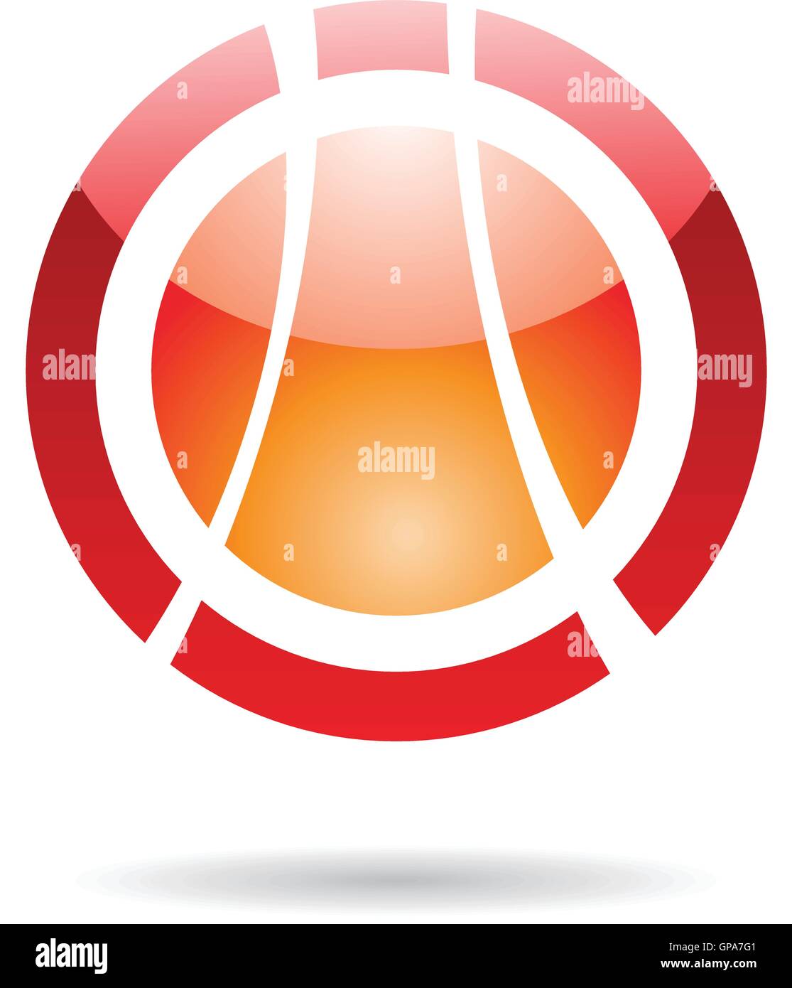 Abstract round logo icon and design element Stock Vector Image & Art ...