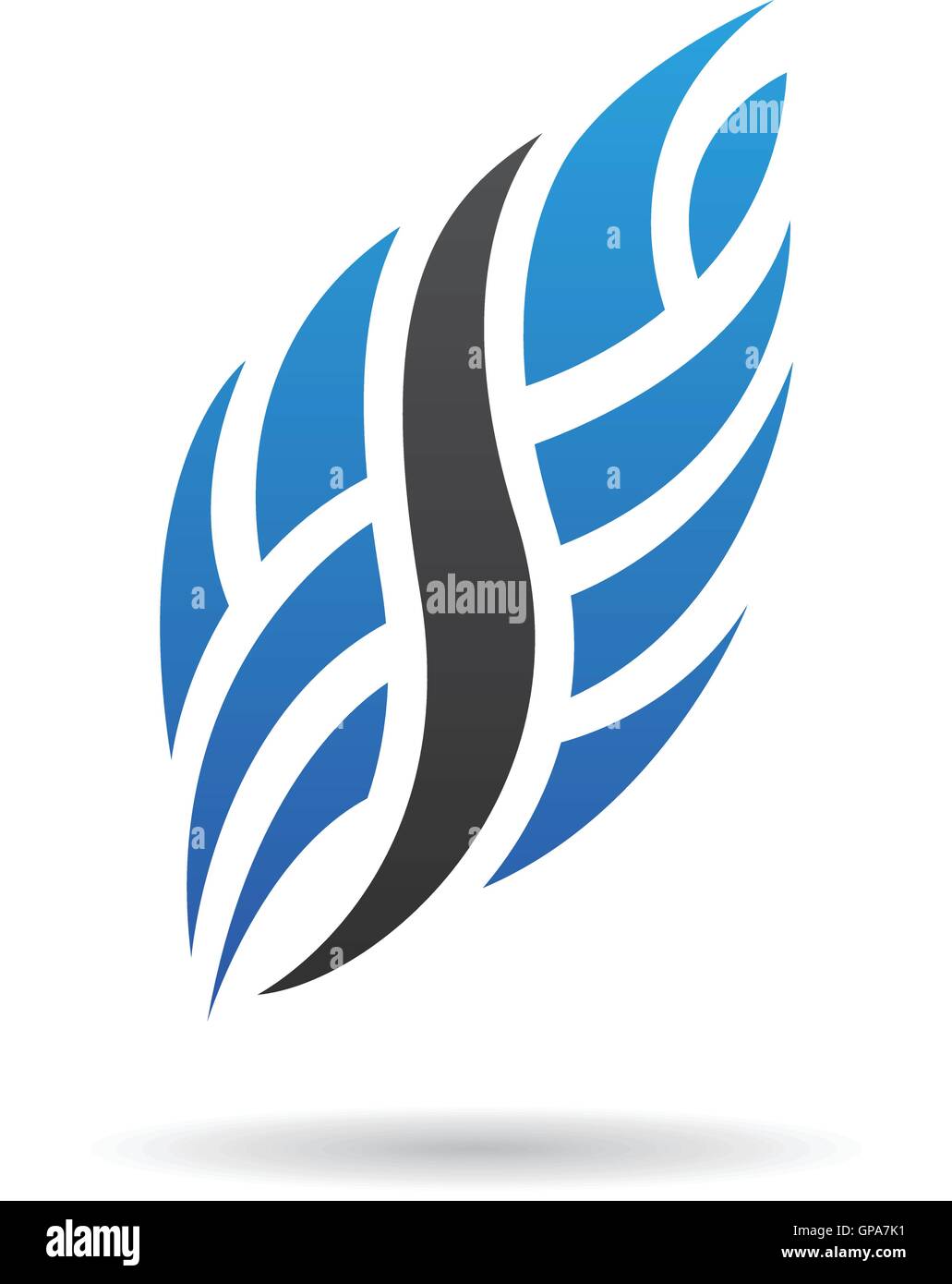 Abstract water logo icon and design element Stock Vector Image & Art ...