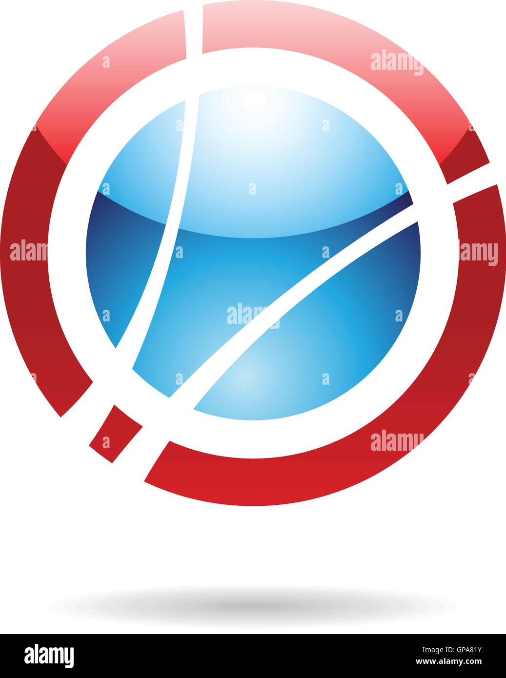 Abstract round logo icon and design element Stock Vector Image & Art ...