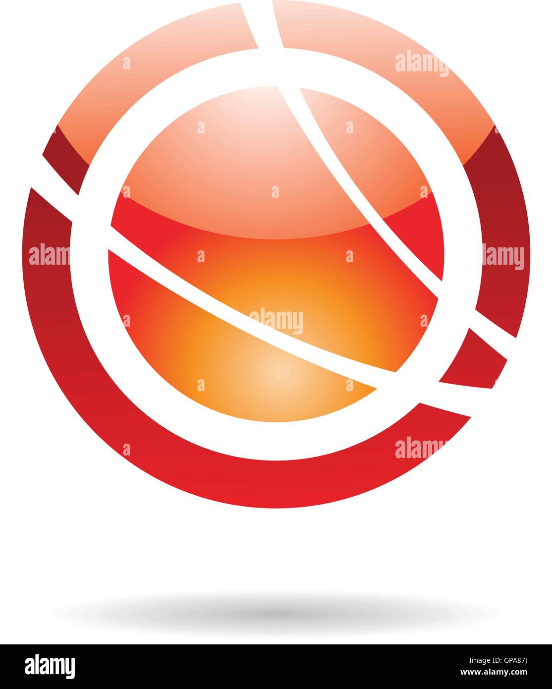 Abstract round logo icon and design element Stock Vector Image & Art ...