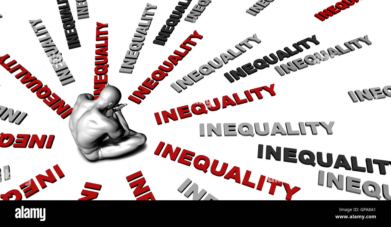 Suffering From Inequality with a Victim Crying Male Stock Photo - Alamy